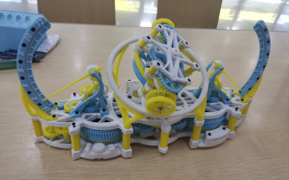 第一次3D打印高难度三轴陀飞轮希望大家喜欢