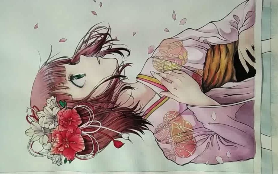 807背影冲田 水彩上色为什么先上浅色?上色顺序不同会有什么影响?