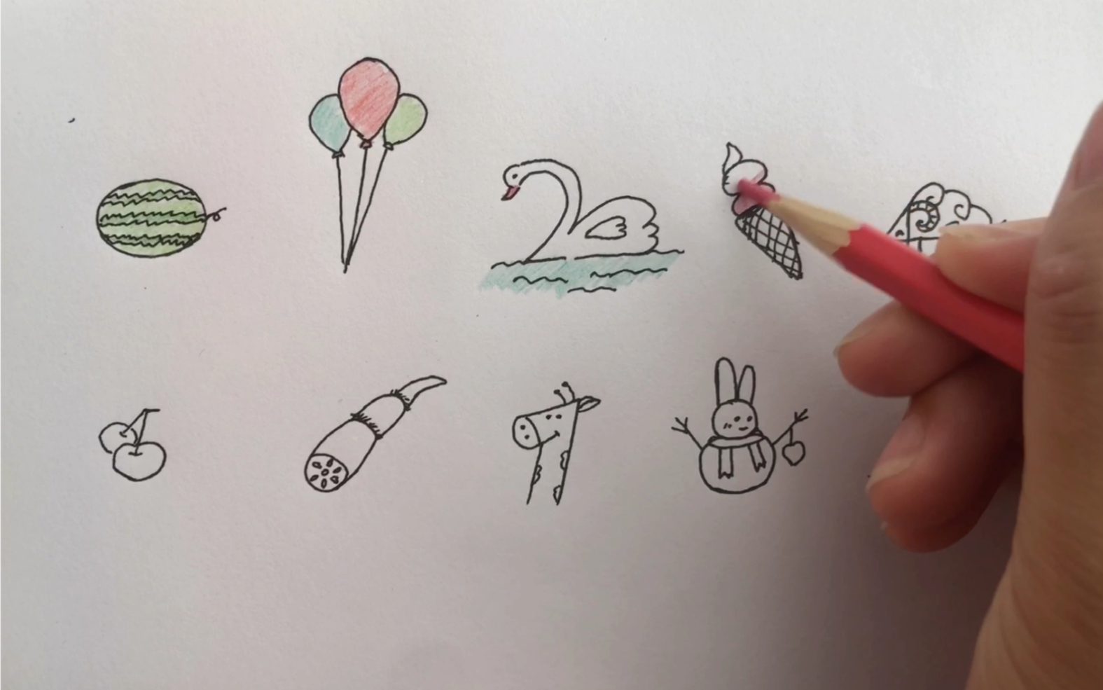 数字创意画0-9画法,宝妈必备快给孩子收藏吧!
