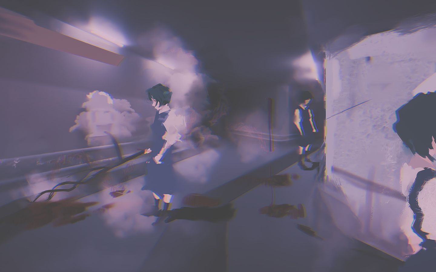 借助3d辅助创作的草图绘画过程