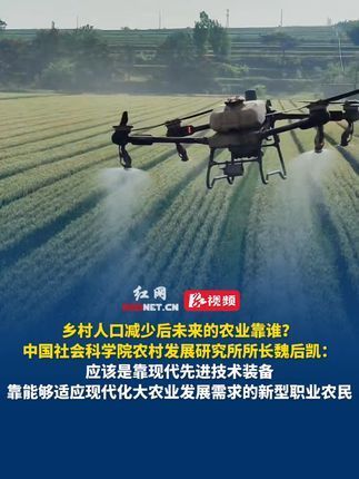 乡村人口减少后未来的农业靠谁? 中国社会科学院农村发展研究所所长...