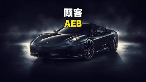 驾驶的候给顾客展示AEB给前撞了销售很自信前面有会自动刹停