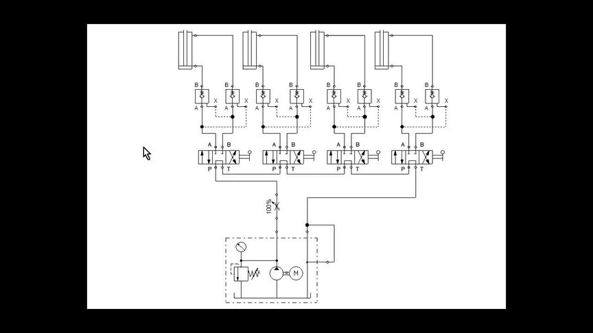 FluidSIM做的一个液压仿真视频