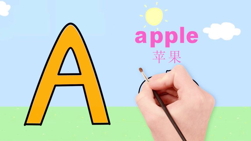 亲子英语:字母A和A开头的单词有哪里呢?小朋友们知道吗?