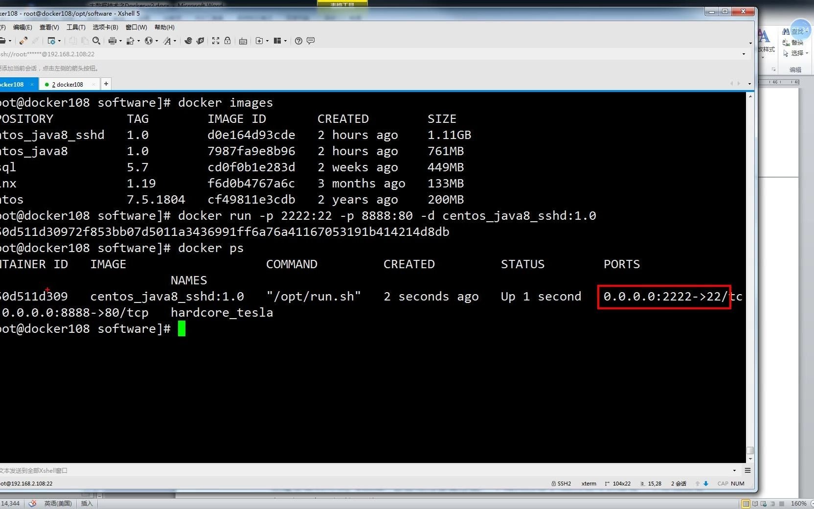 大数据技术课程Docker-22-端口映射与容器互联