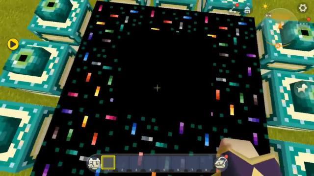 迷你世界:新版"末地传送门",进去以后能前往MC游戏世界?