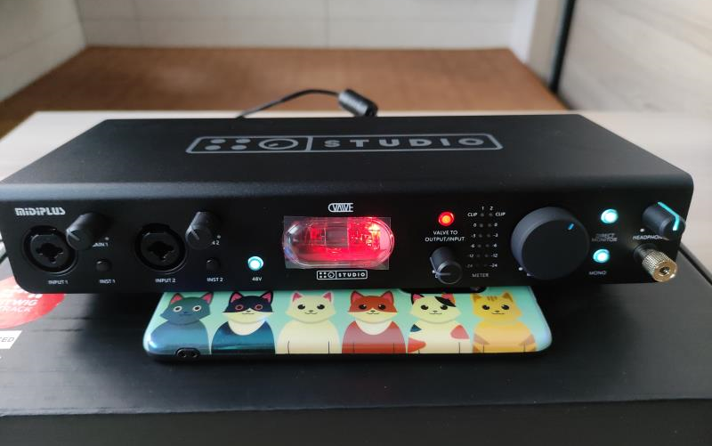 midiplus valve 电子管声卡开箱以及简单评测