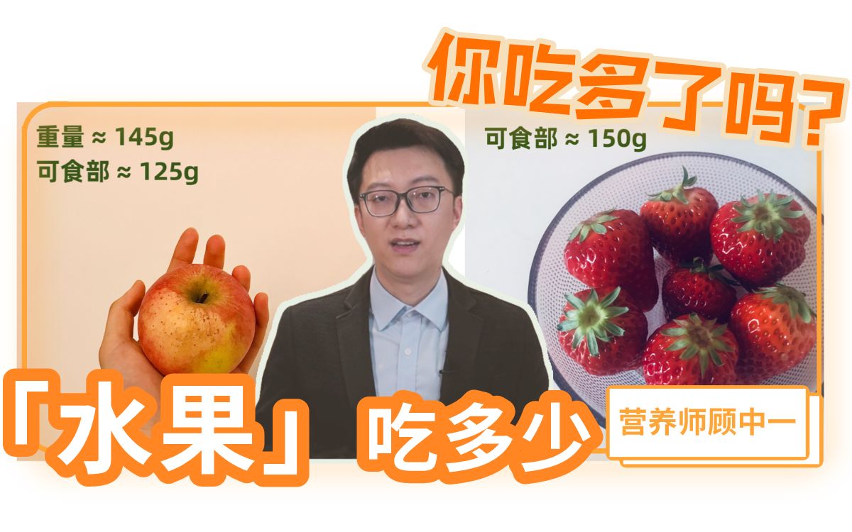 一只手告诉你每天该吃多少水果?| 顾氏思维导图科普