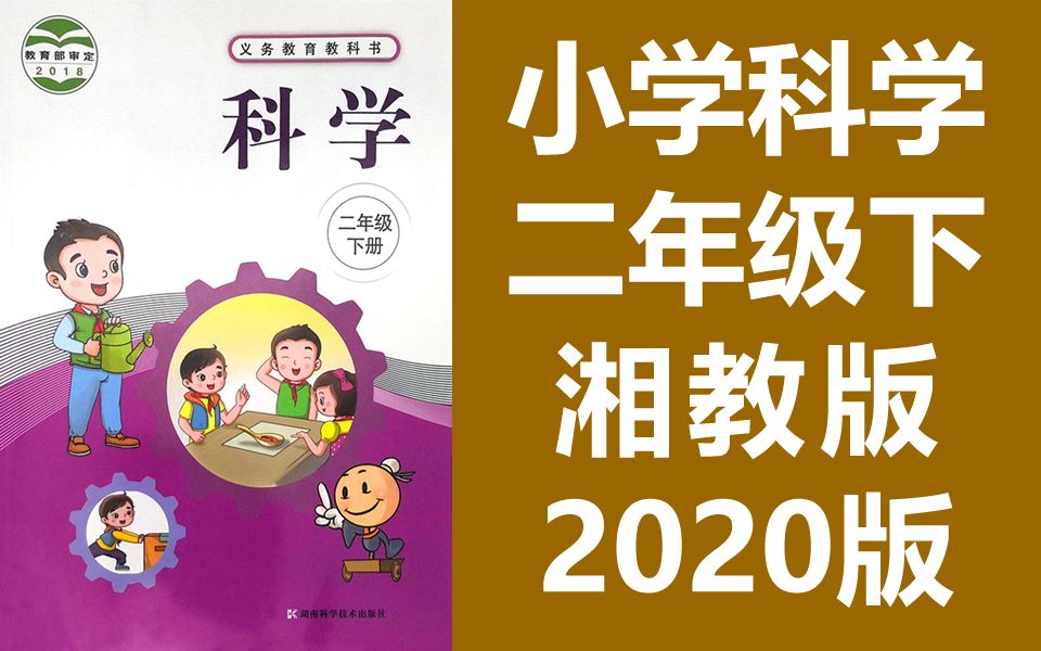 小学科学二年级科学下册 湘教版 2020新版 科学2年级科学 湖南版 湘科...