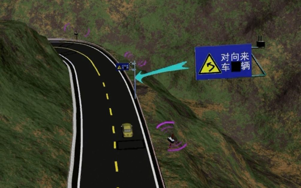 山区公路感应式道路交通标志设计,以前的参赛获奖作品演示