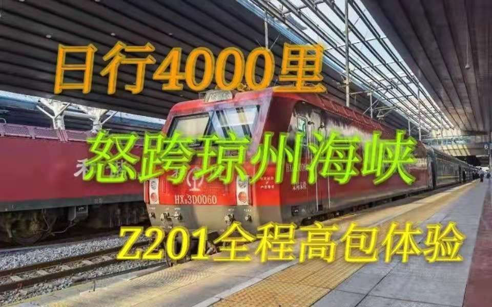 最用心的铁旅vlog!Z201次列车北京西—三亚38小时18分钟全程高级...