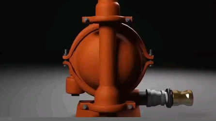 气动隔膜泵工作原理