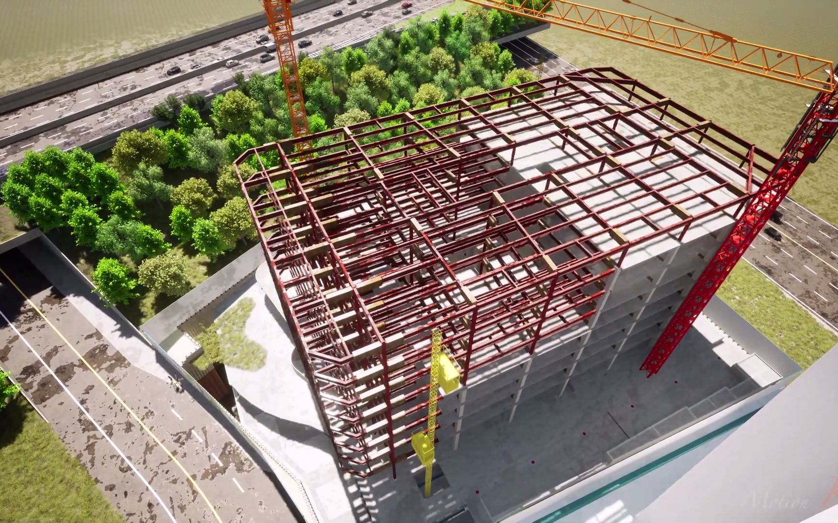 Twinmotion软件建筑现场施工动画模拟