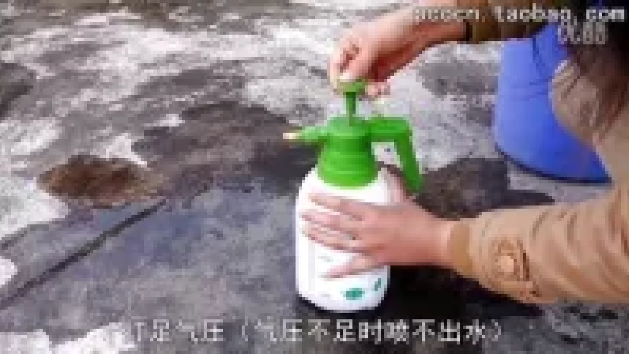 2L手压式喷雾器喷壶使用教程