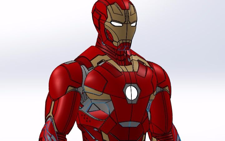 Solidworks 钢铁侠 细节加强版