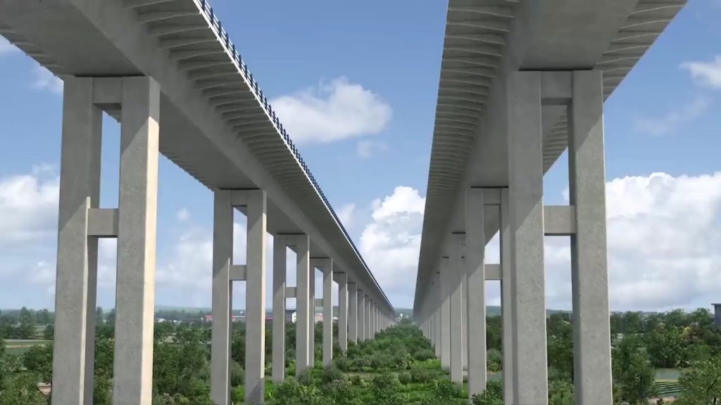用BIM技术做的道路、桥梁模型,如何?