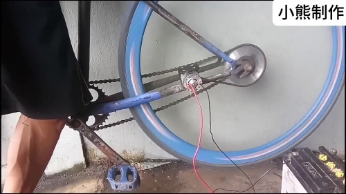 太厉害了,自行车可以改成电动车