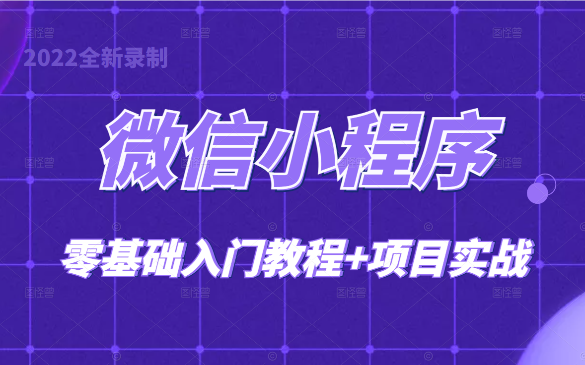 手把手带你玩转微信小程序开发零基础入门教程,新手必学项目实战,...