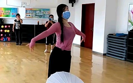 伞舞《送别》动作分解 现代舞 广州天河体育中心课程 20200627