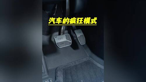 汽车上的疯狗模式估计很多人都没试过