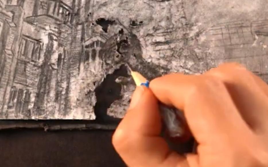 纸都画烂!大佬用一张纸画出来的手翻书!