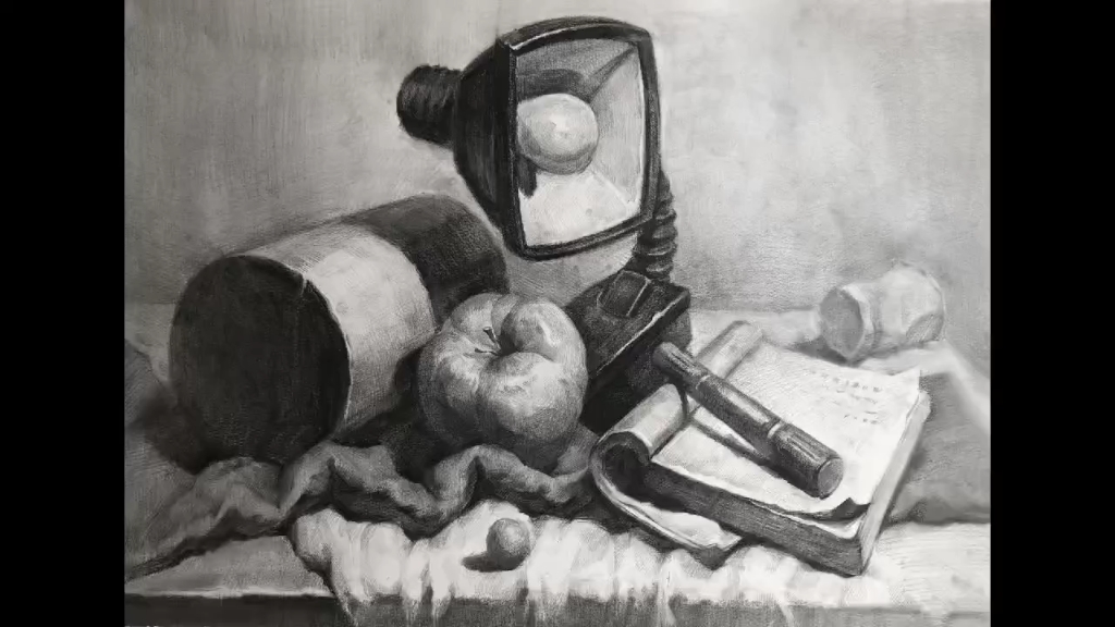 素描作画如何做到整体