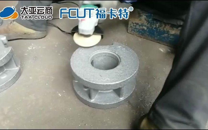 福卡特无刷角磨机 现场打磨视频 速度就是快