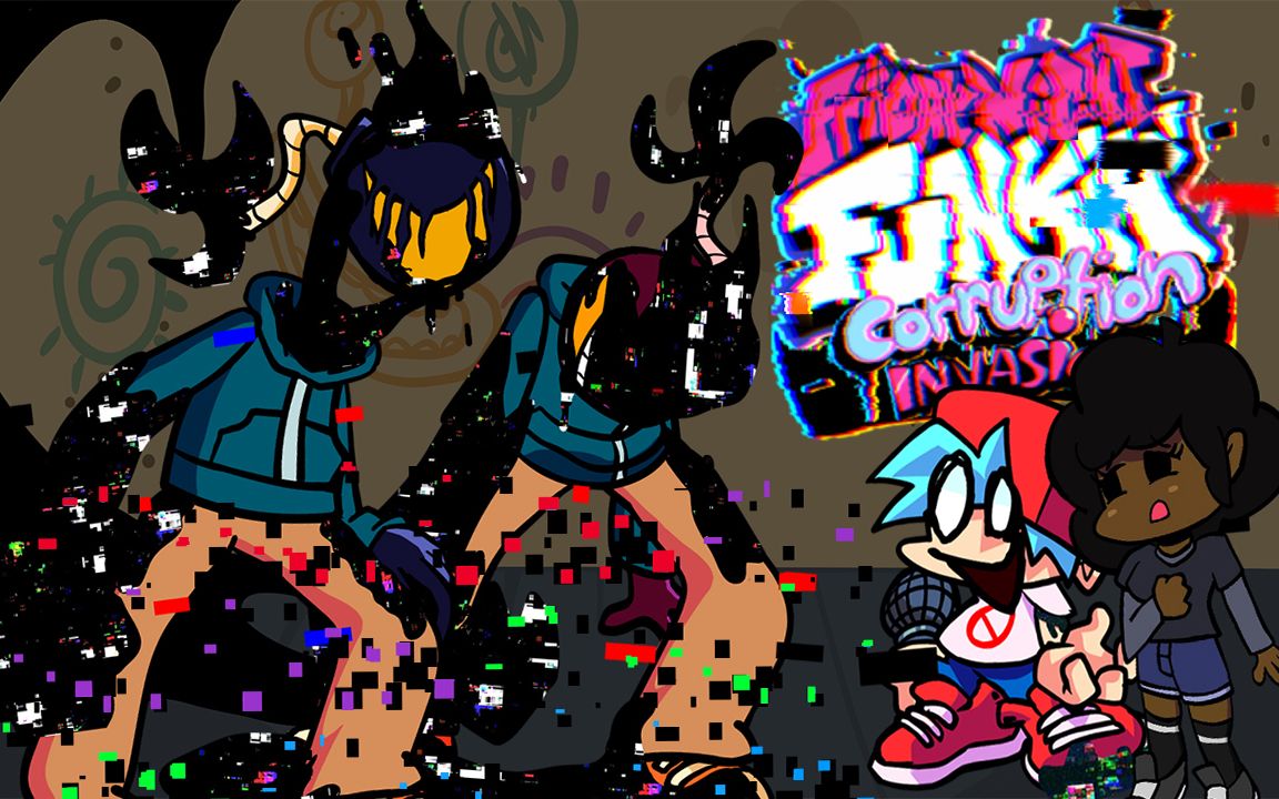 ...腐败病毒入侵! 经典模组惨遭感染! 放克周五之夜Friday Night Funkin'