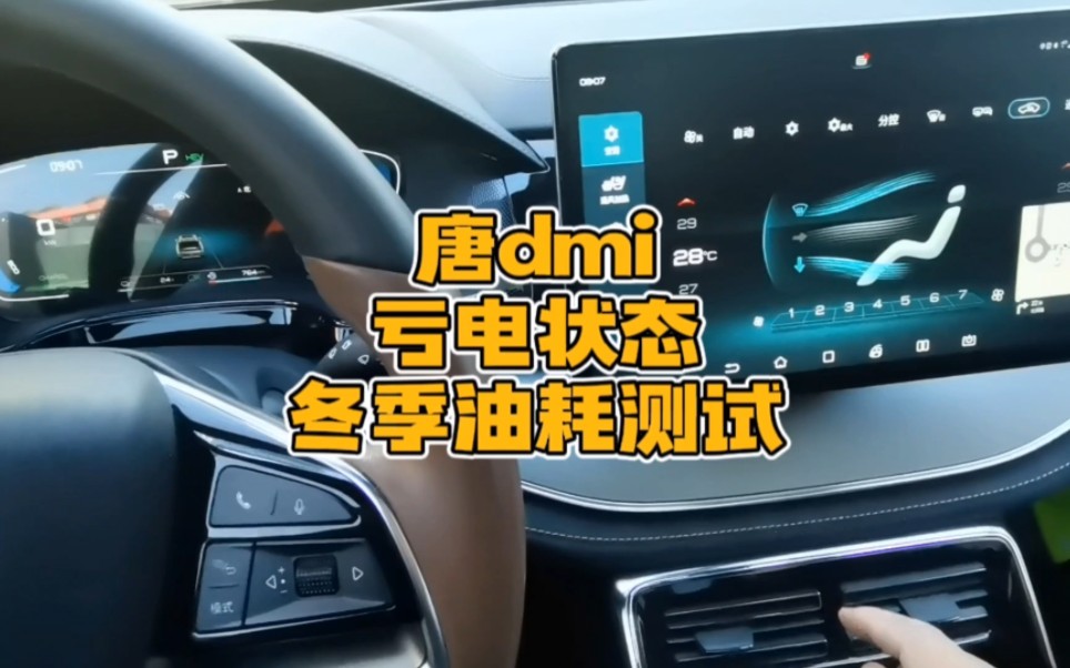 冬天来了,开新能源车,油耗又要高了。你们的唐dmi冬天实测油耗多少呢?