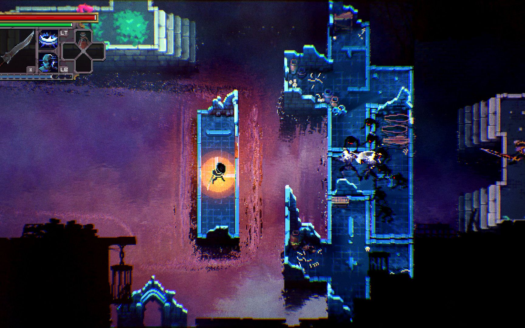 黑暗奇幻像素风Roguelike动作游戏《Loot River》