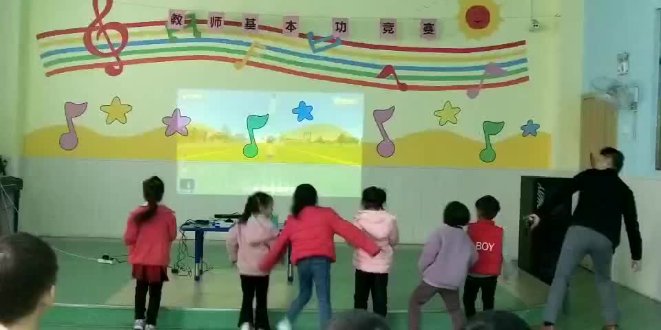 体感游戏教育 课程现场