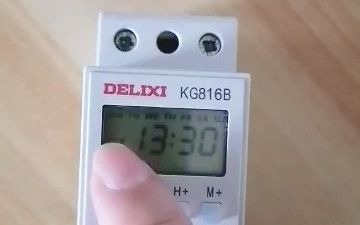 德力西KG816B导轨时控设置教程