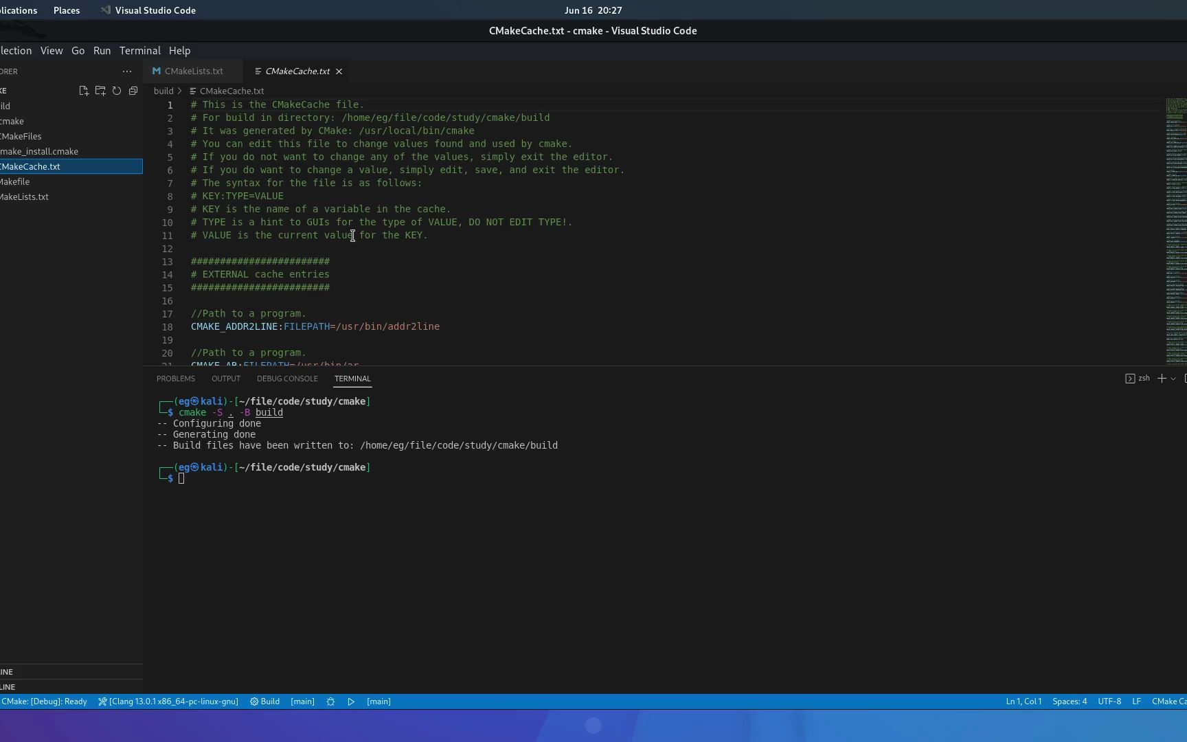 0009. 一个最小的 CMakeLists.txt