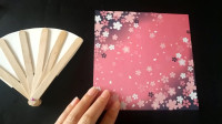创意手工:自制超美古风扇子,很简单