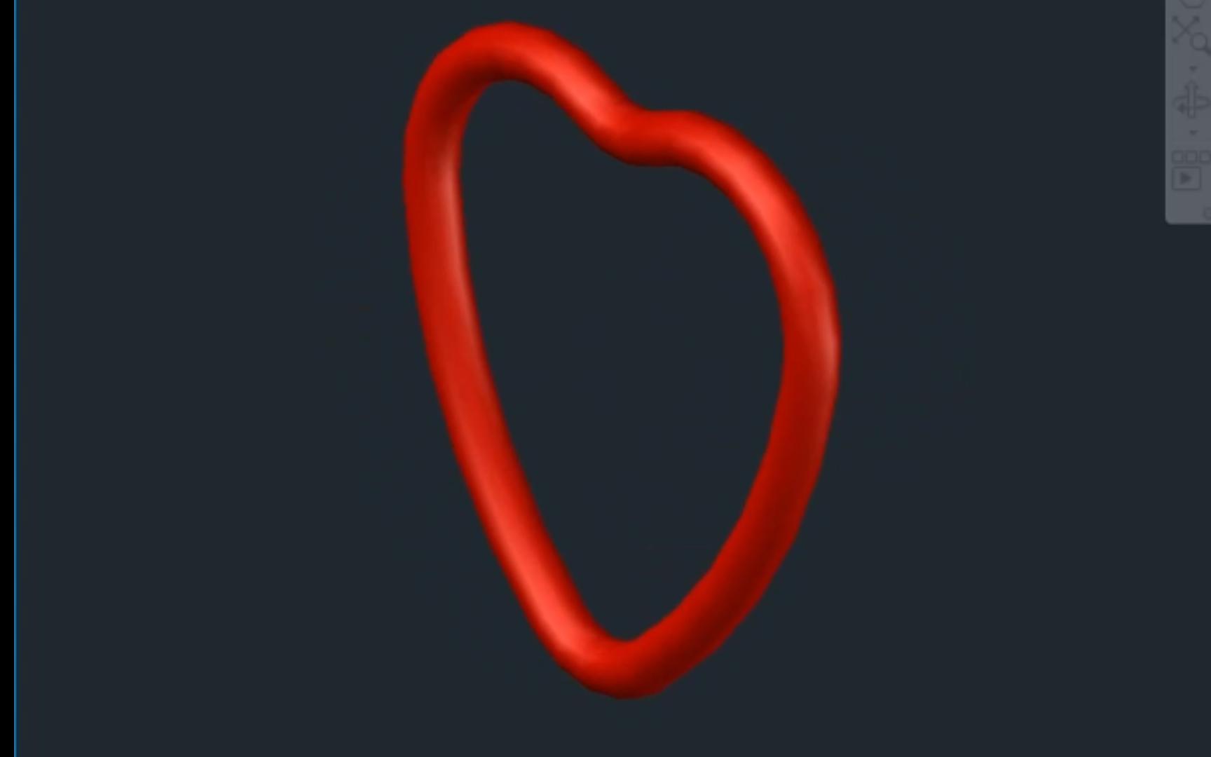 CAD画爱心 CAD绘制爱心 看啊 我用CAD给你画爱心 可惜当我学会时,...