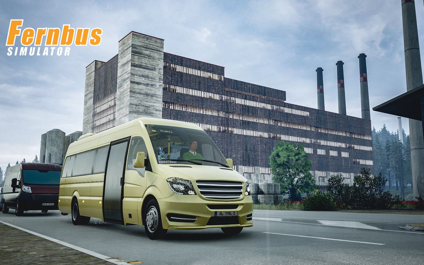 长途客车模拟 #191:雨天高速160km/h飞驰 奔驰W906 | Fernbus Simulator