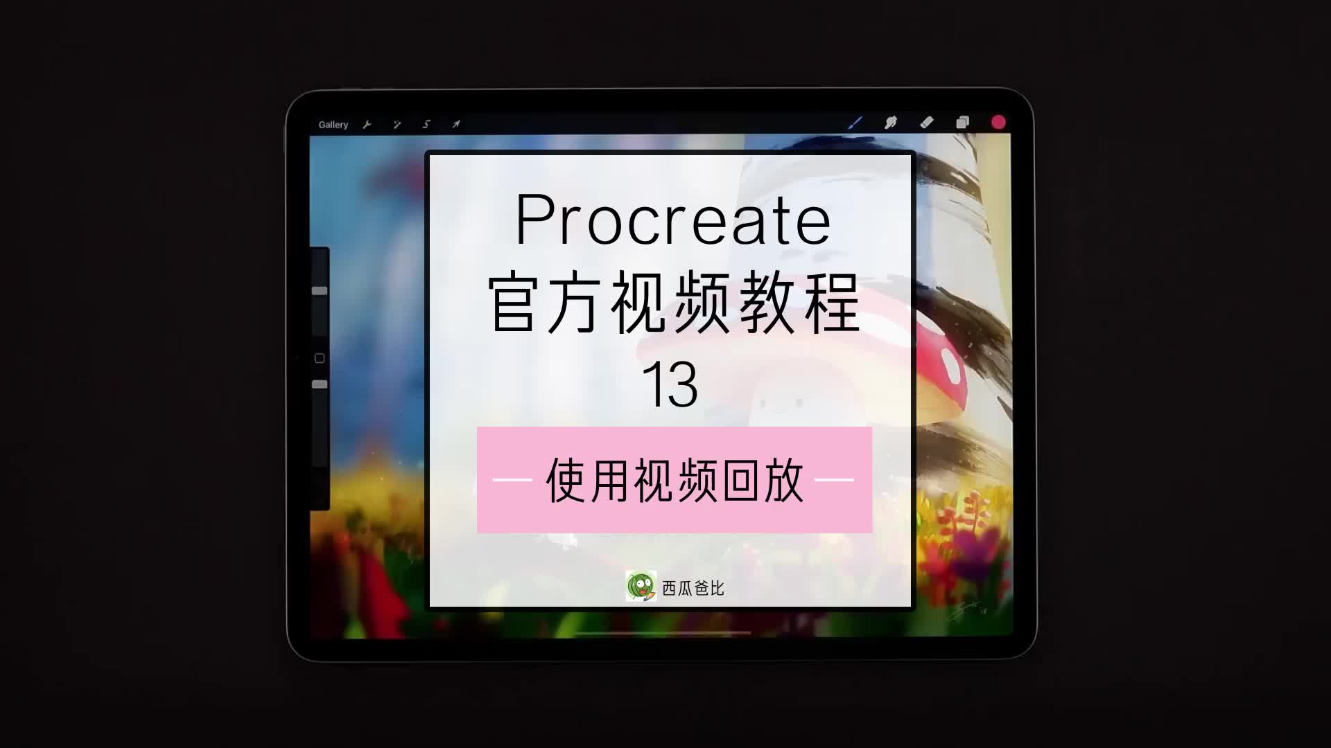 procreate 官方视频教程13(中文字幕)-使用视频回放