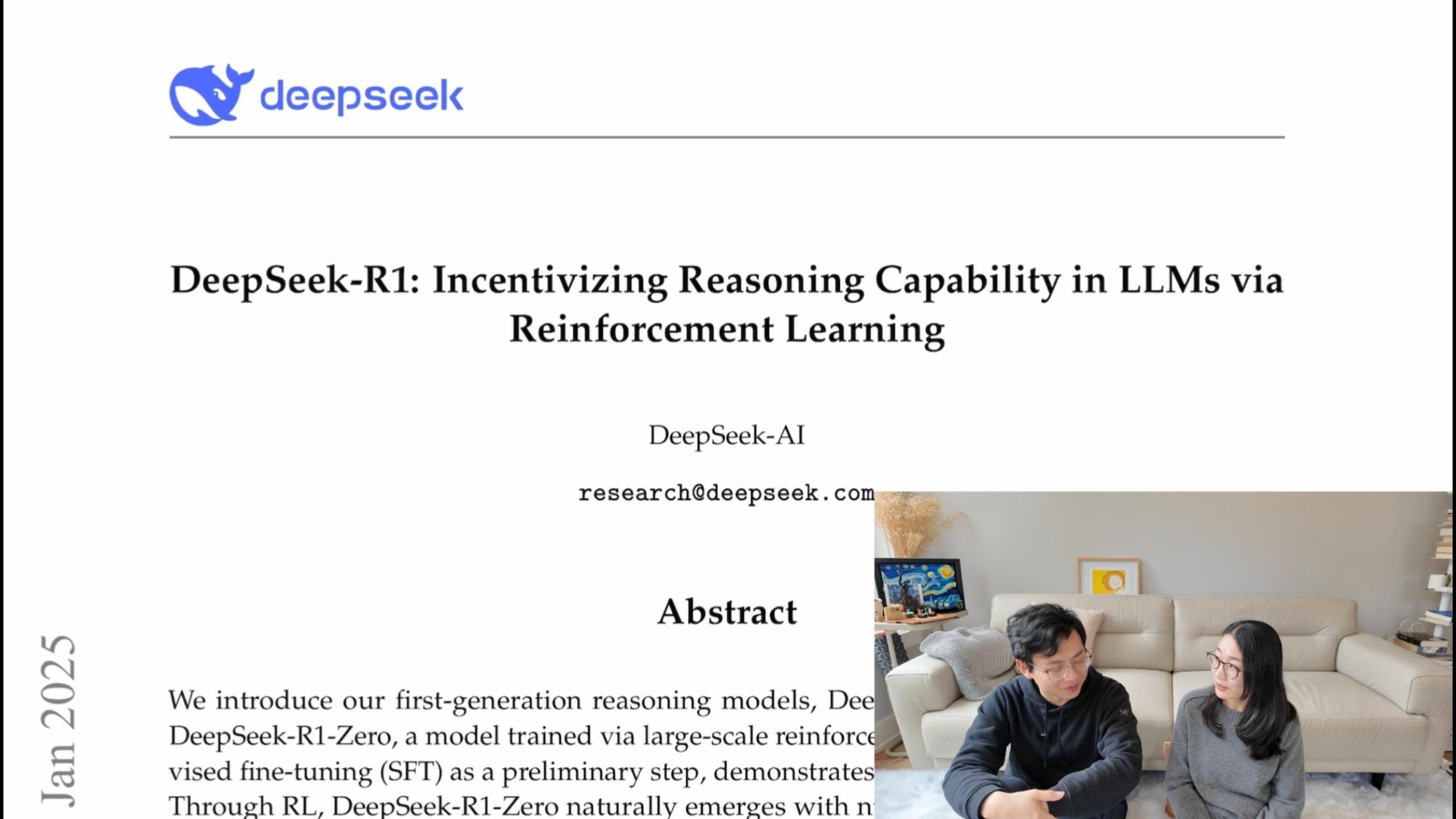 [论文精读] Deepseek R1 Zero & R1