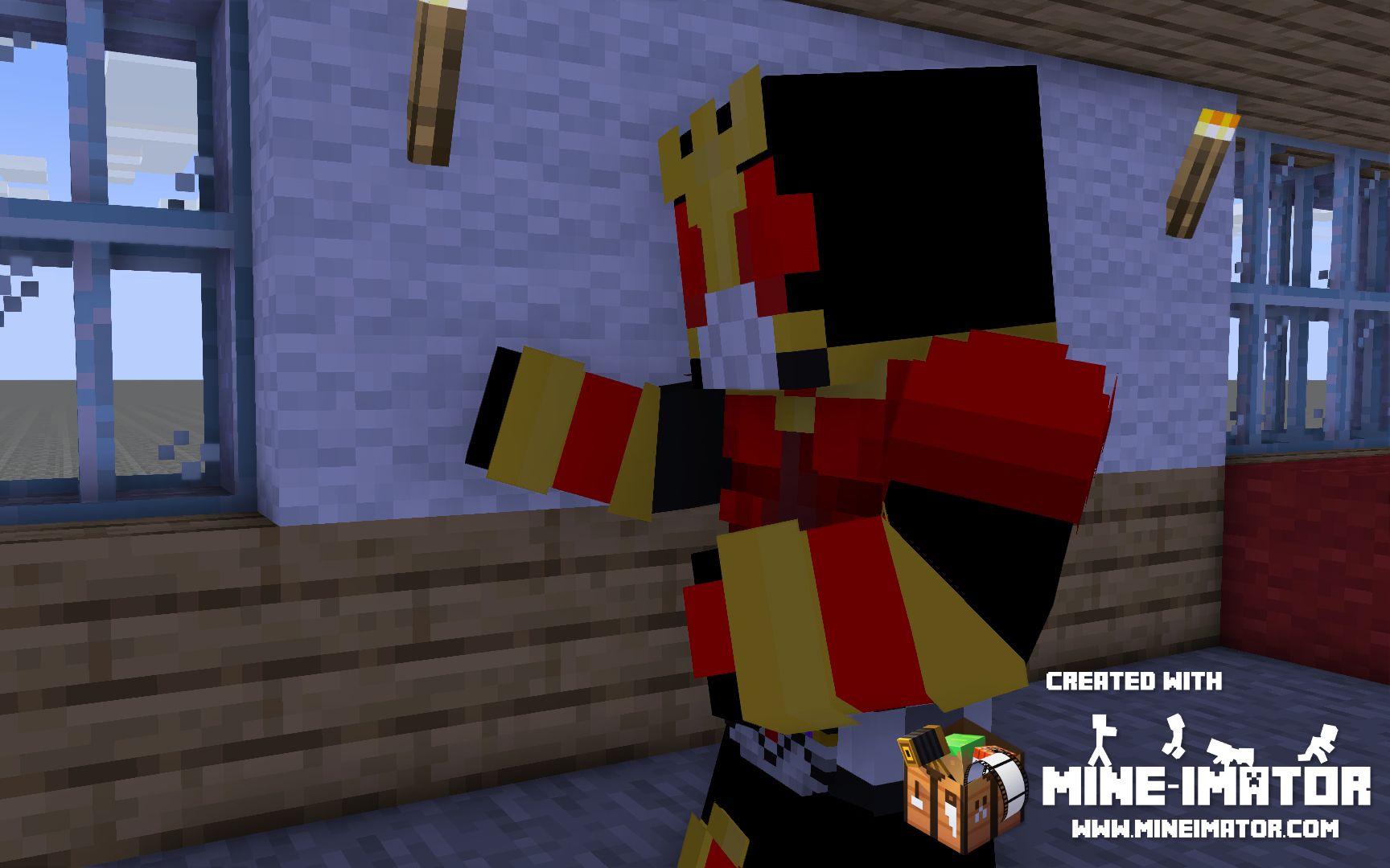 【MINECRAFT动画】假面骑士空我变身!