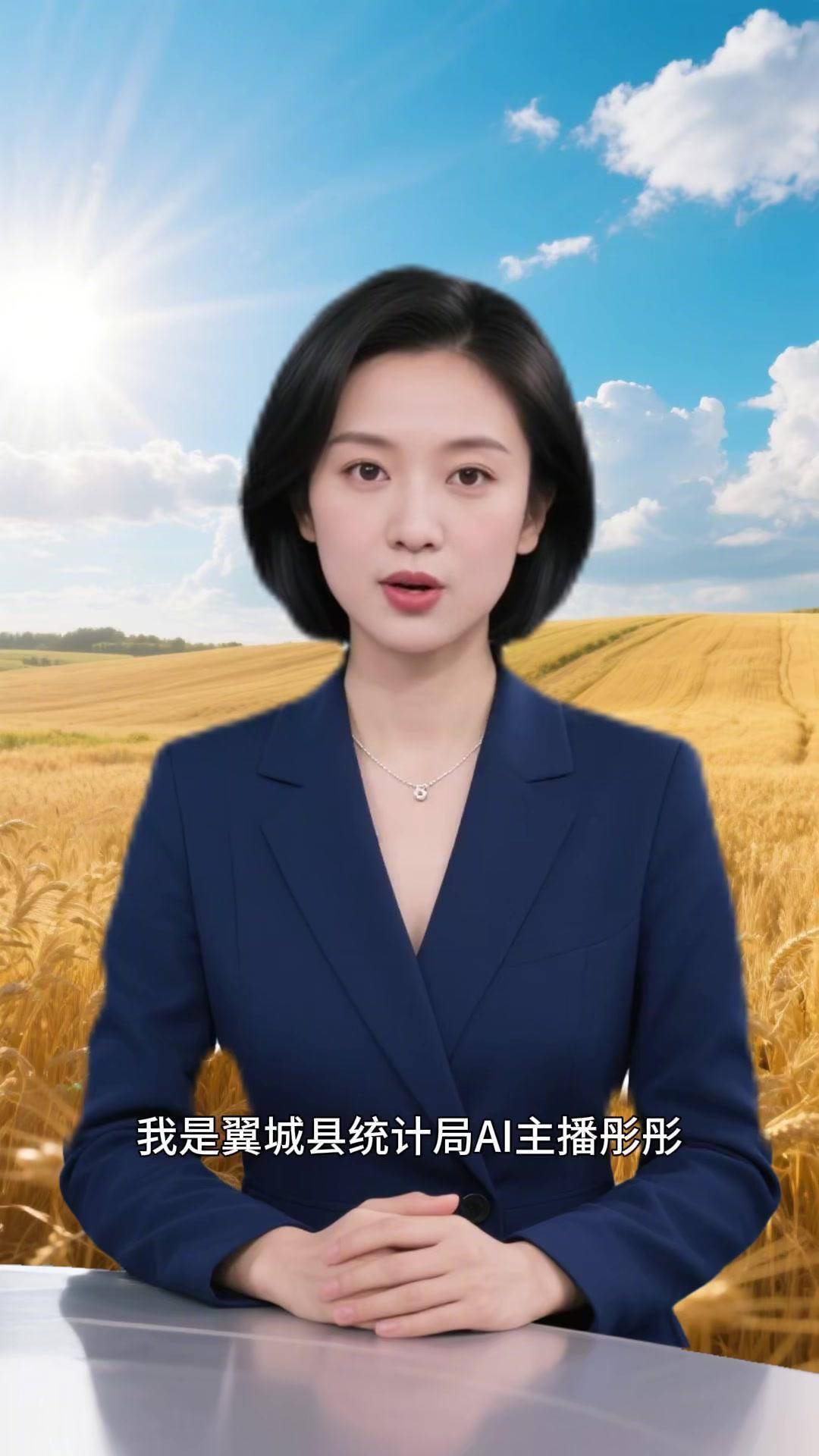 第四次全国农业普查就要来了,看看翼城县统计局首位AI数字人怎么说!