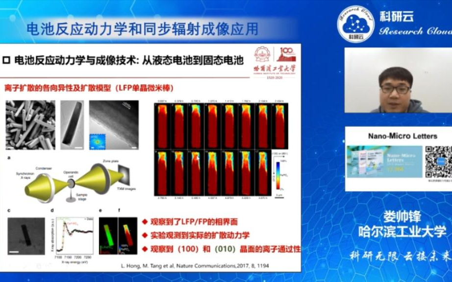 20210426-哈尔滨工业大学娄帅锋-电池反应动力学和同步辐射成像应用