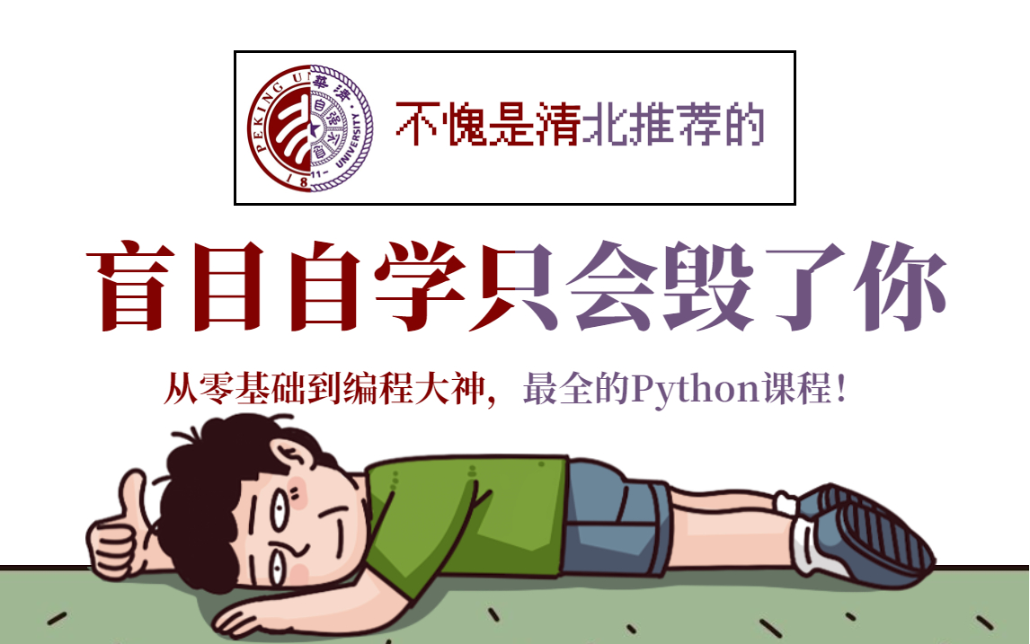 【Python教程】《零基础入门学习Python》2023最新,完全入门版,已...