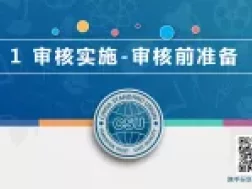 1 审核实施:管理体系认证审核前准备