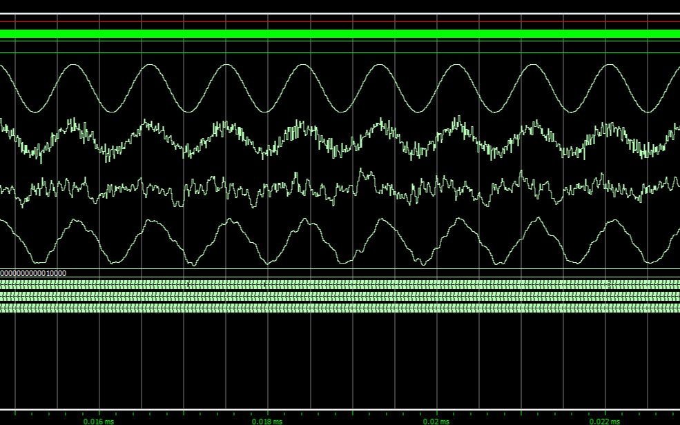 verilog实现LMS自适应滤波算法(FPGA)