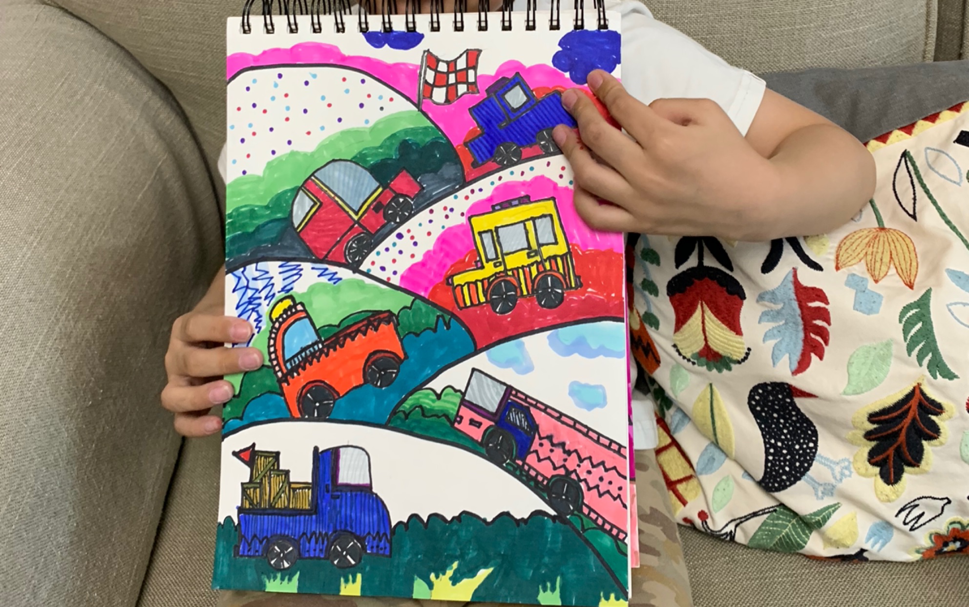 幼儿简笔画小汽车