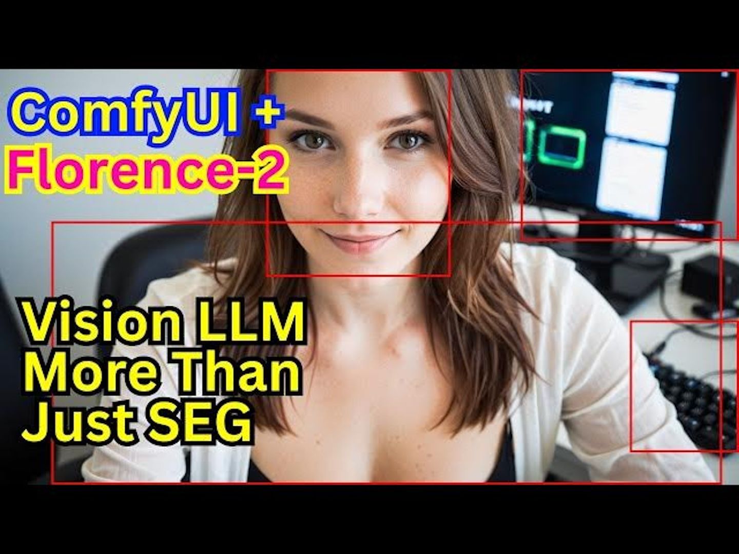 使用ComfyUI和Florence 2视觉大模型 - 不只是分割模型