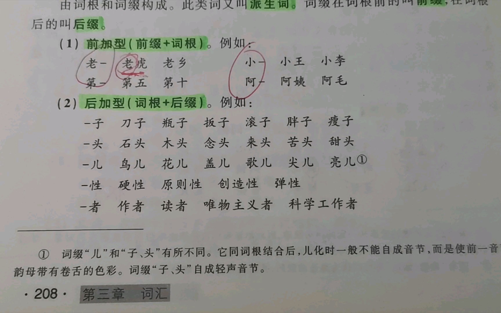 现汉-词汇-词的结构类型