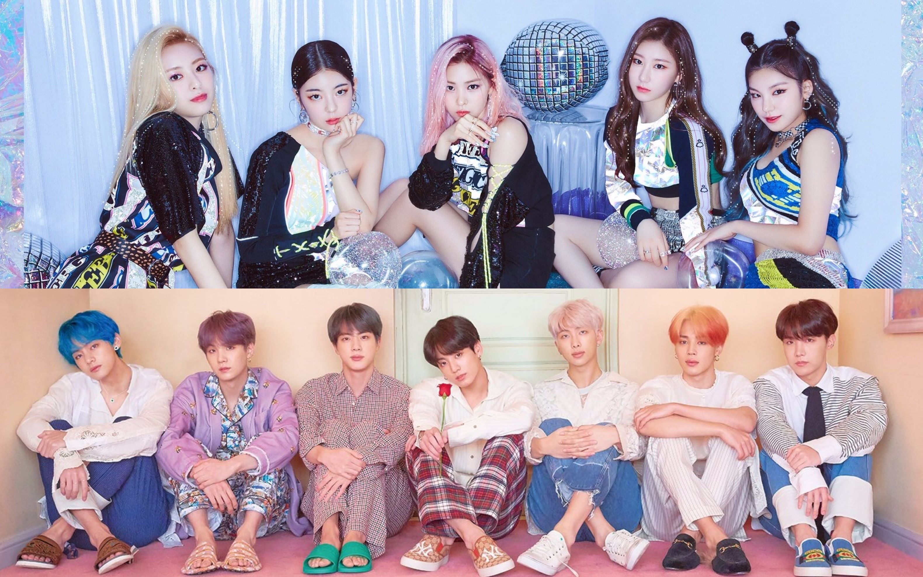 [ITZY x BTS]当两个劲舞团相遇,这是什么神仙火花!