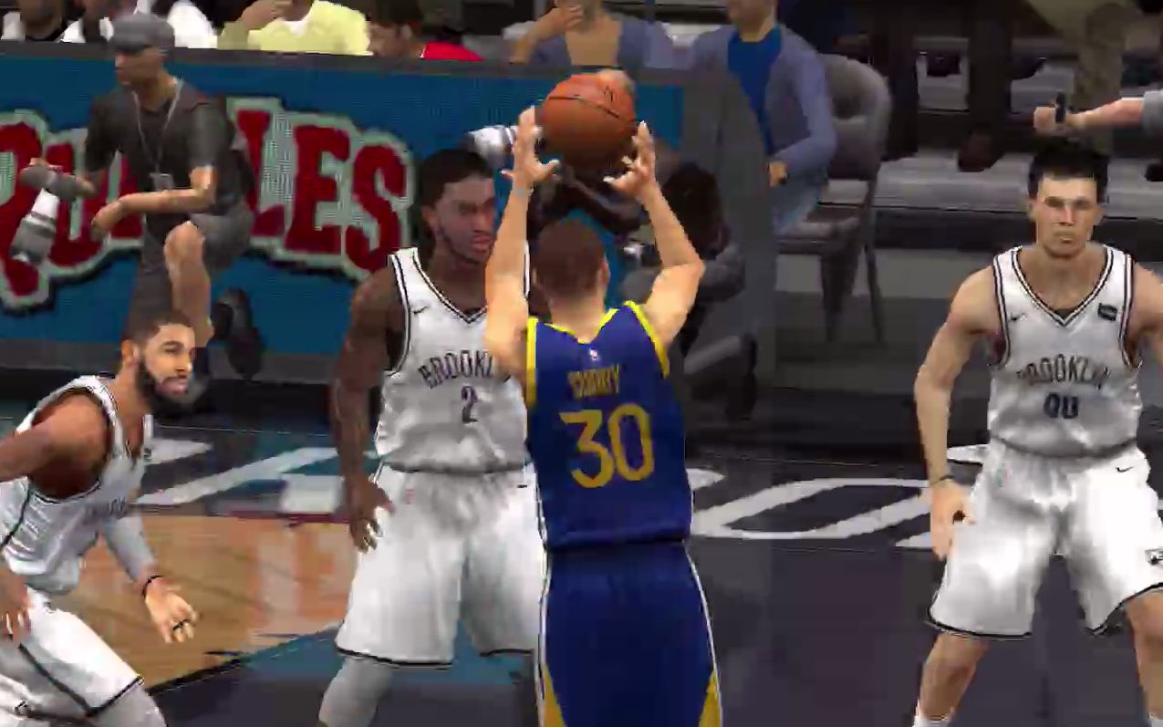 NBA2K20手机版小崔 王朝模式:勇士VS篮网!联盟第一控卫之争!欧文...