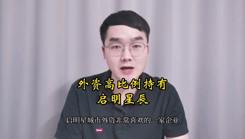 外资高比例持有启明星辰!
